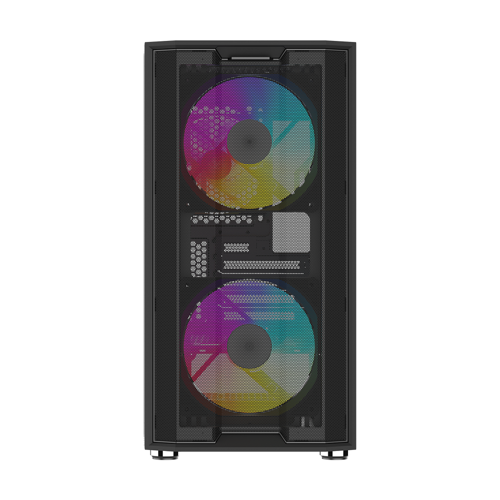 Sama S30 Mid-Tower with High Airflow Front Panel PC Case (Black ...