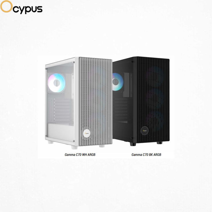 Ocypus Gamma C70 ARGB Computer Case (Mid-Tower, MATX/ITX) – PinkleHub